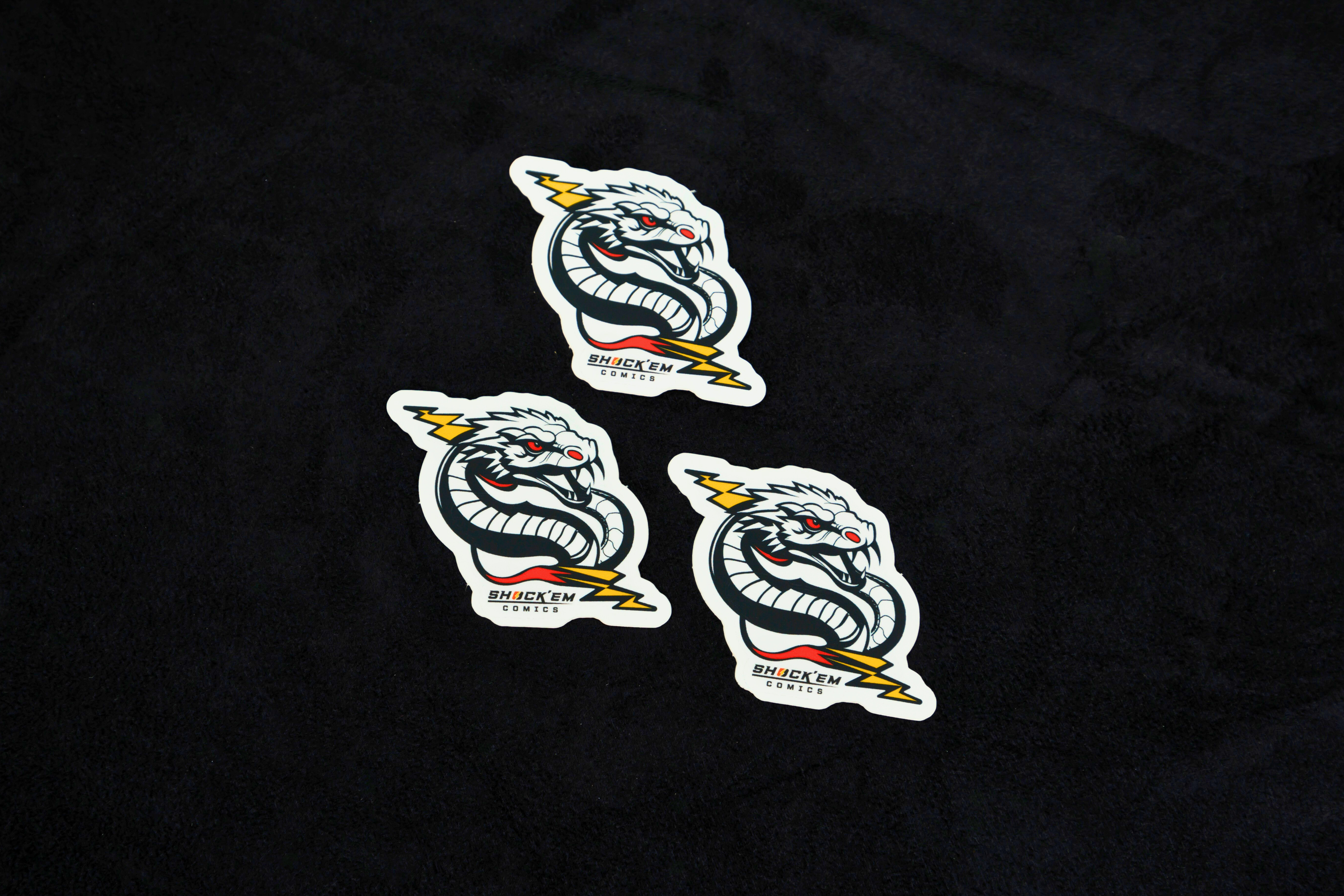 Shock'em Comics Collectable Stickers