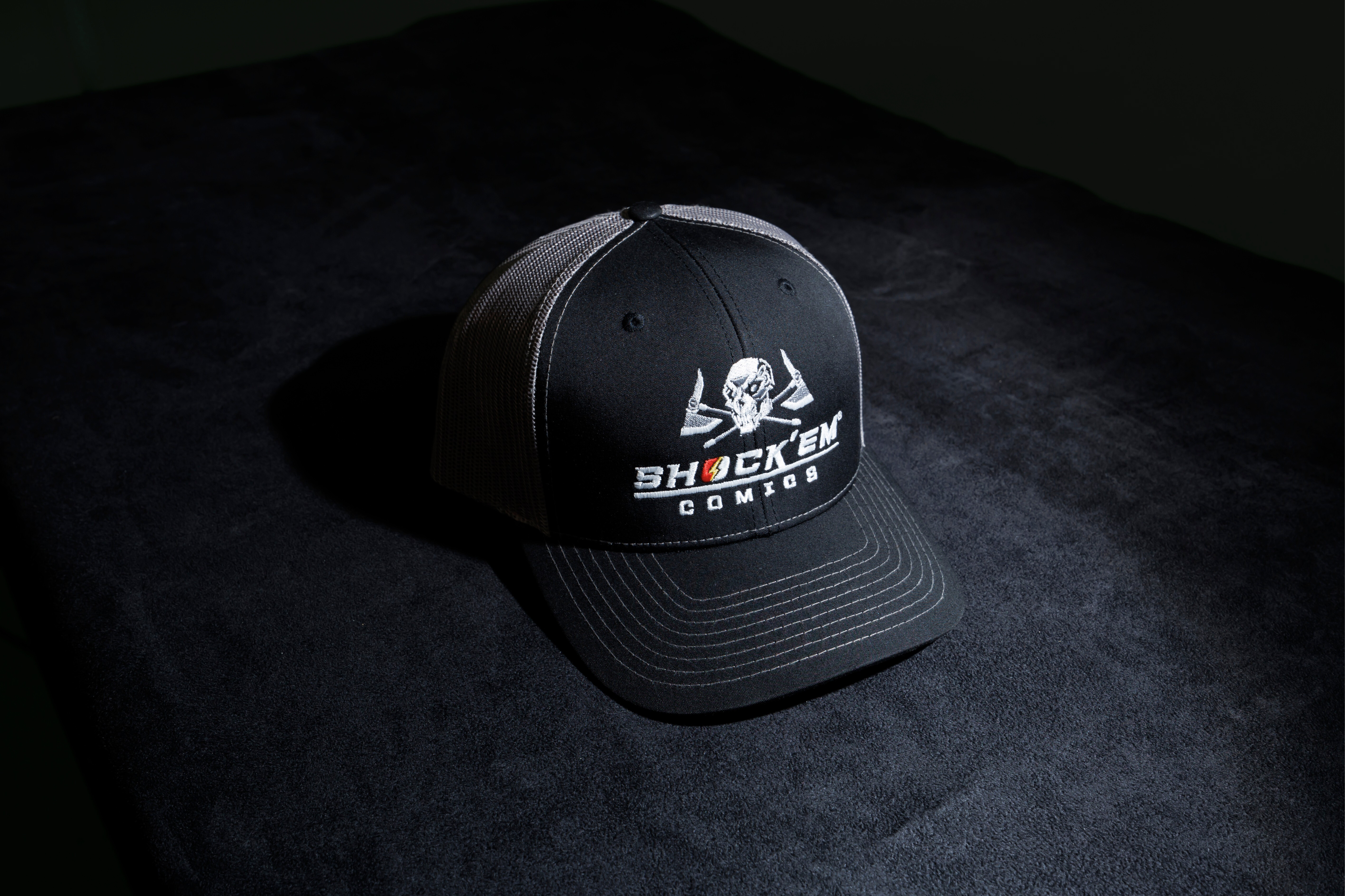 Deadhead Trucker Hat – Shock'em Comics